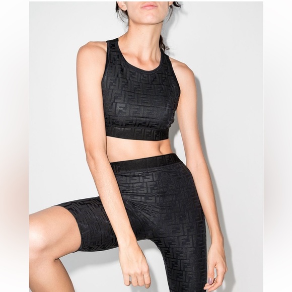 Fendi | Tops | Fendi Sports Bra And Knee Length Shorts Authentic | Poshmark